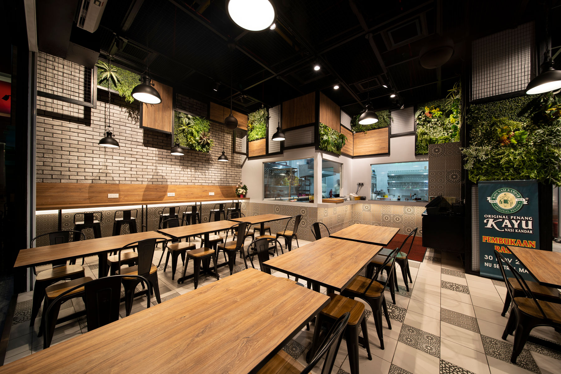 kayu restoran – nu sentral kl – ergonomic designs solutions sdn bhd