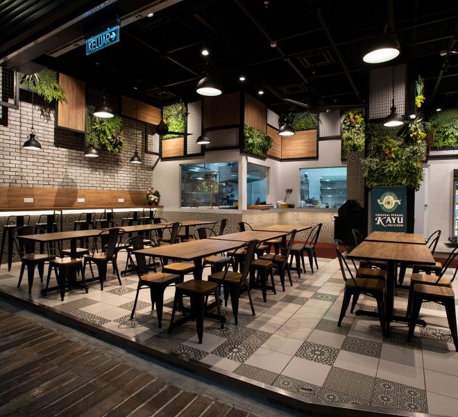 kayu restoran – nu sentral kl – ergonomic designs solutions sdn bhd