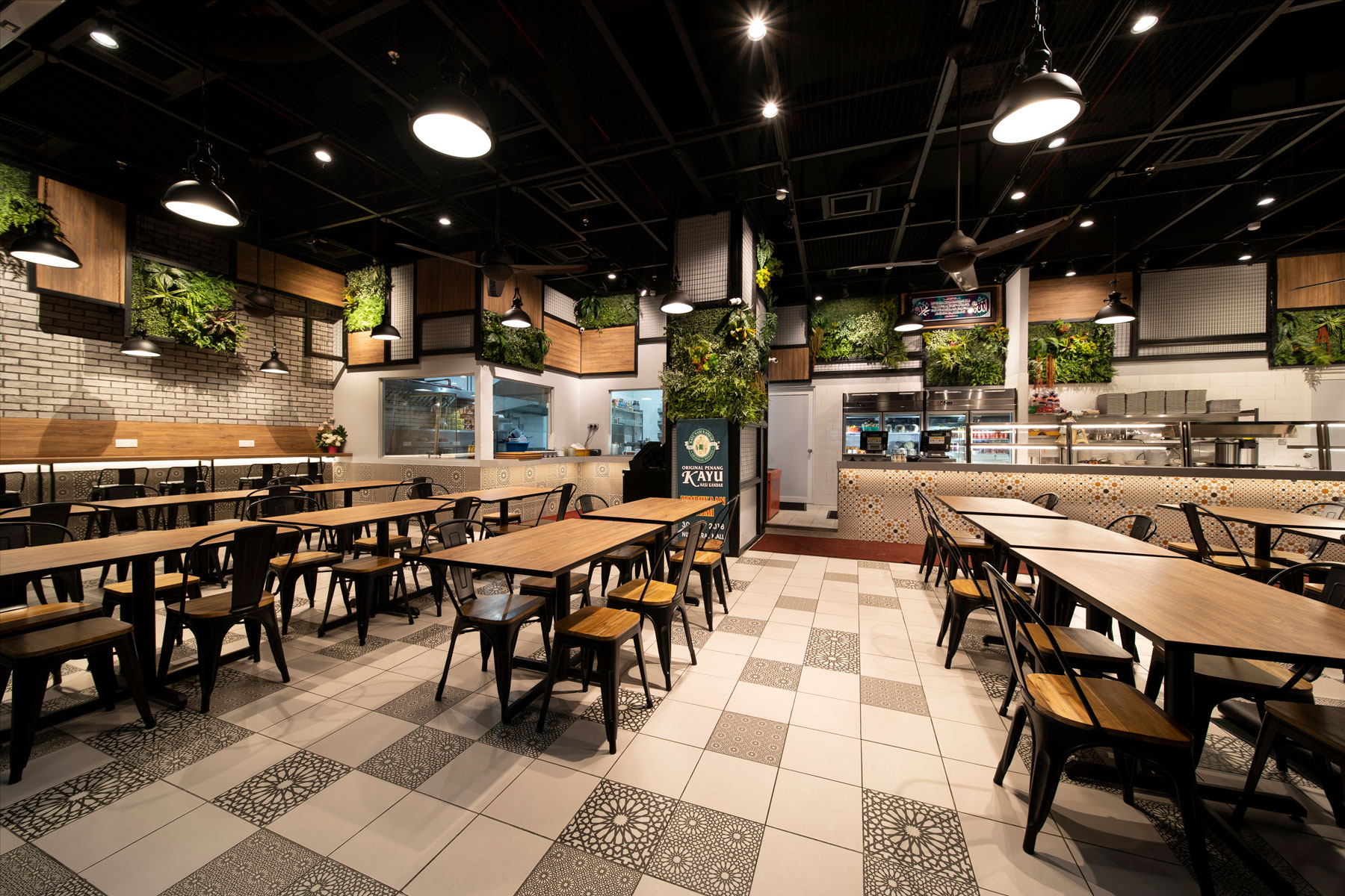 kayu restoran – nu sentral kl – ergonomic designs solutions sdn bhd