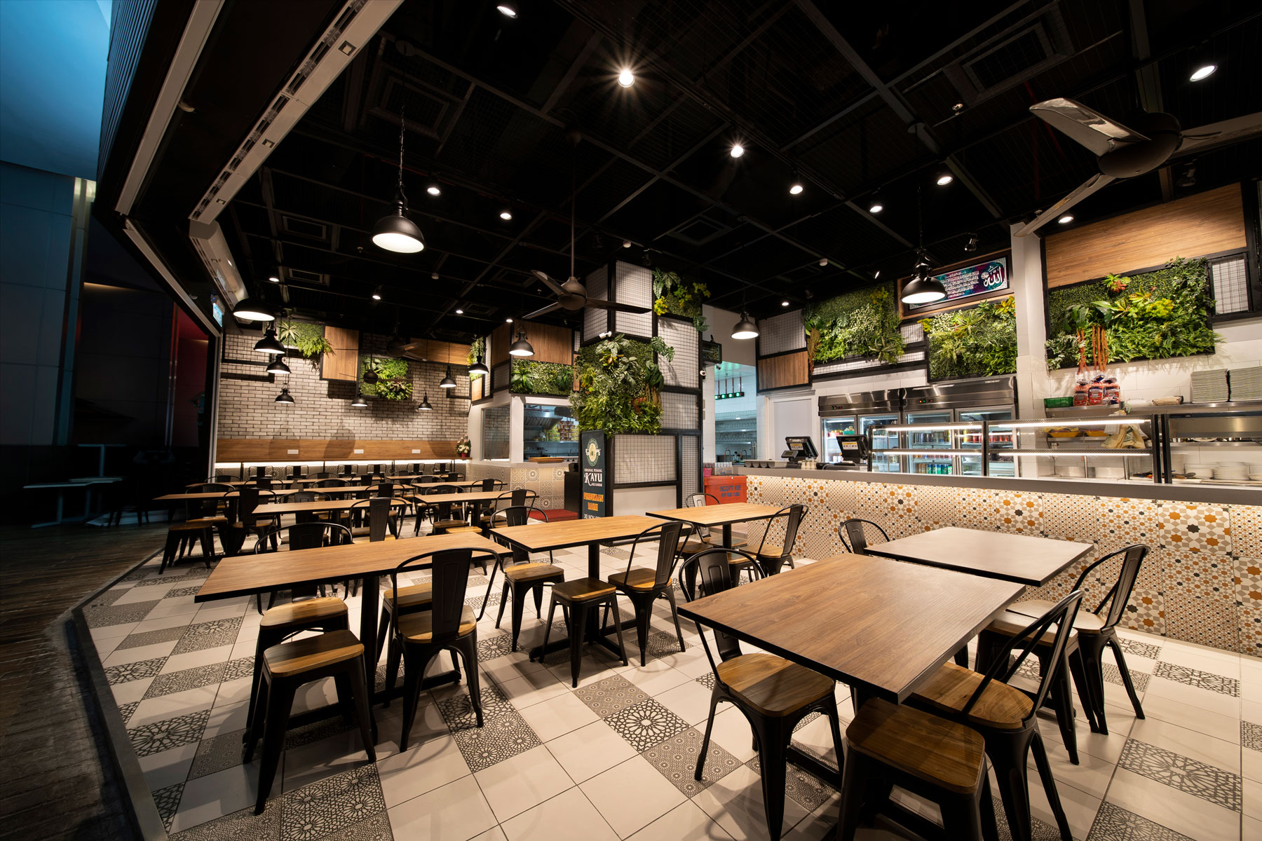 kayu restoran – nu sentral kl – ergonomic designs solutions sdn bhd
