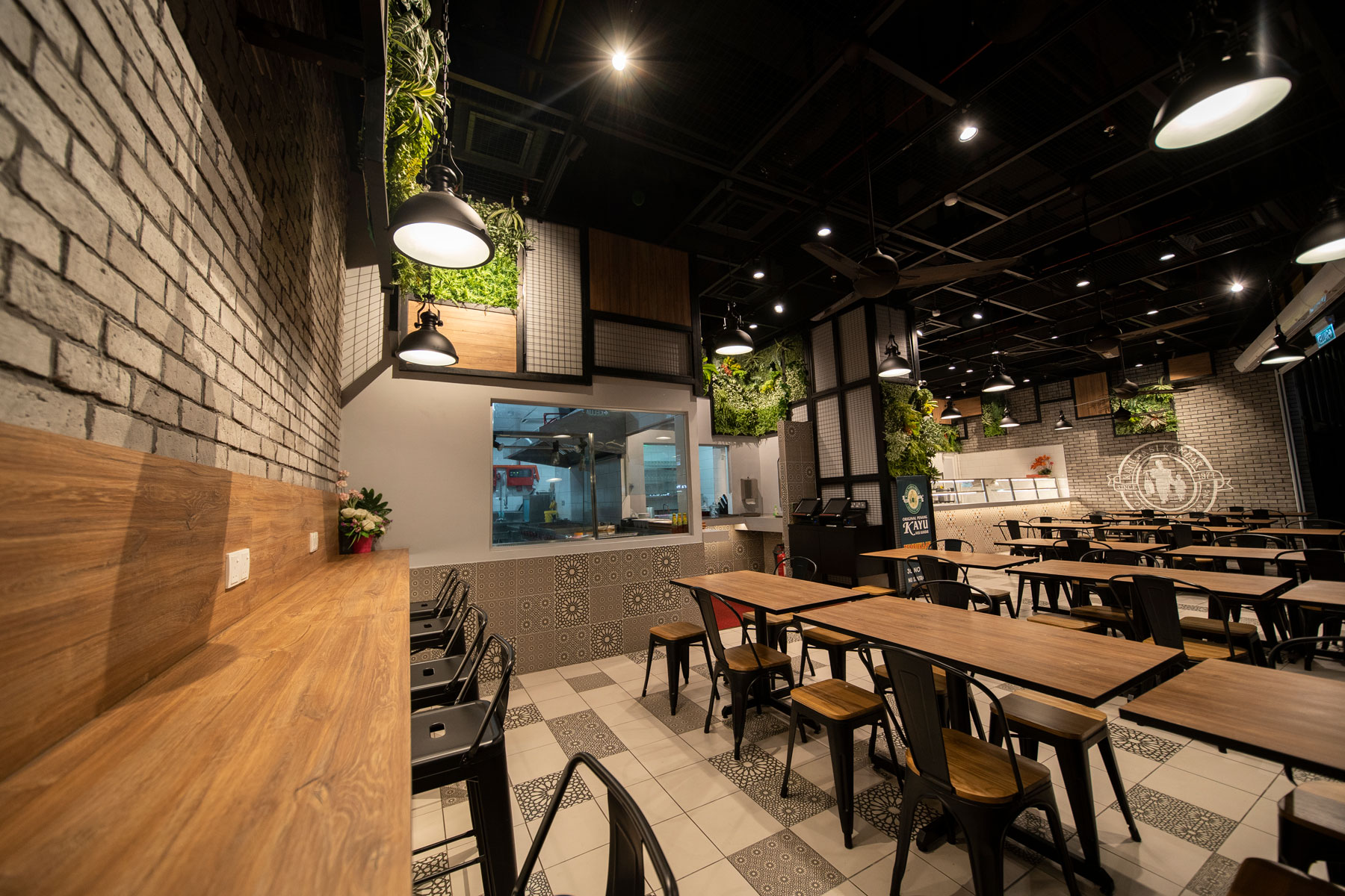 kayu restoran – nu sentral kl – ergonomic designs solutions sdn bhd